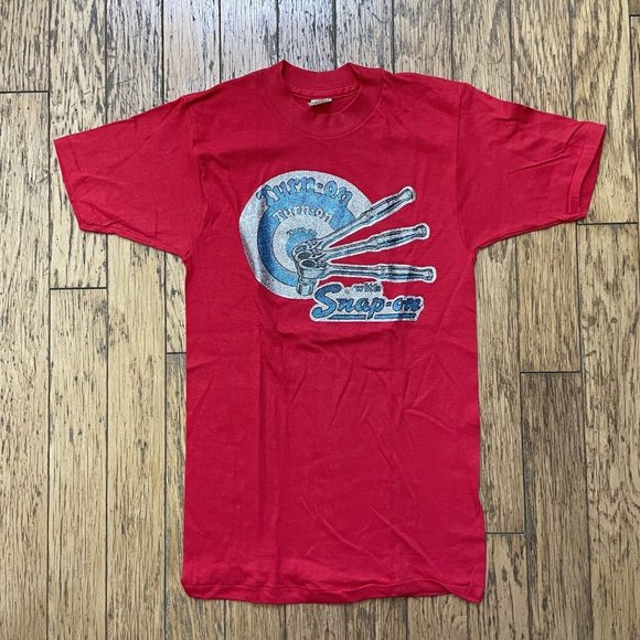 Snap-on | Shirts | Vintage 8s Snap On Tools Tshirt | Poshmark